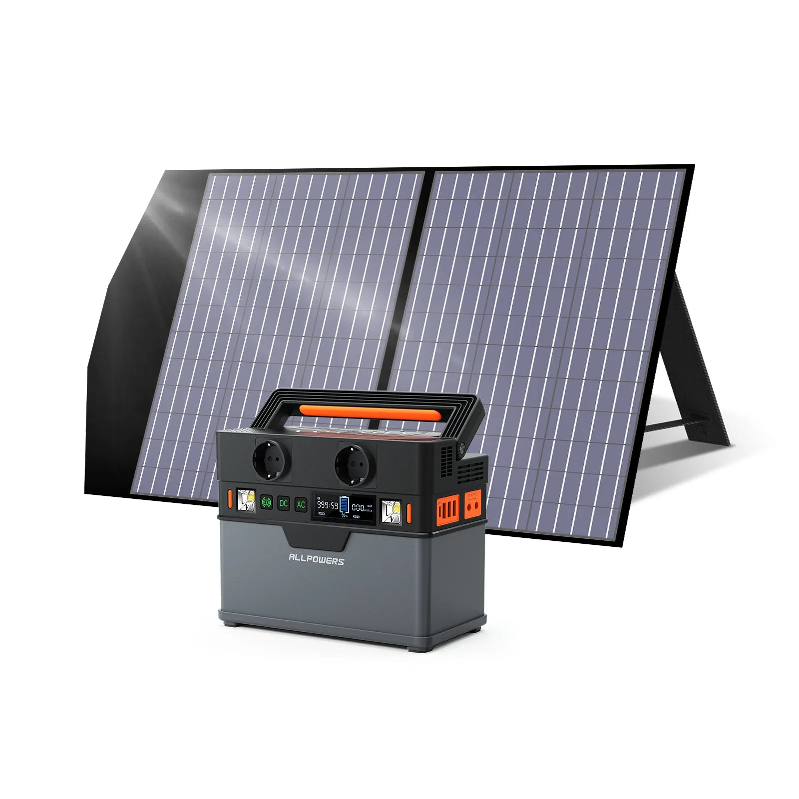 ALLPOWERS 300W Generatore Solare (S300 + SP027 100W Pannello Solare)